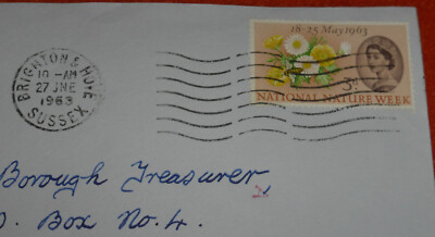 Transorma Codierung "A" Brighton & Hoye - Sussex England GB Brief 1963 ...