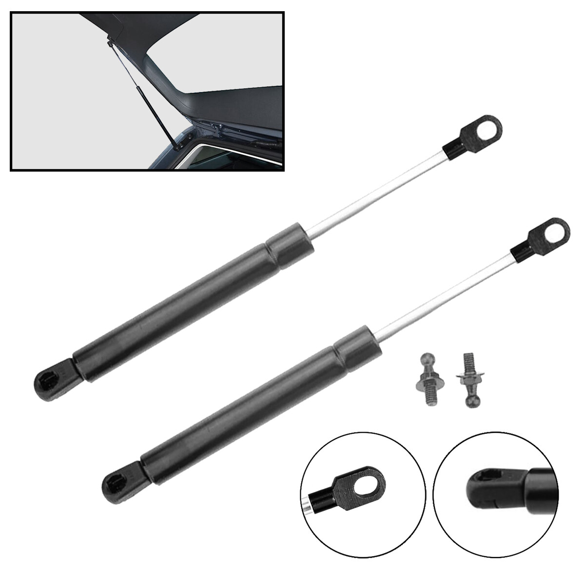 2 PCS Rear Tailgate Lift Support Strut for Lexus SC300 SC400 Soarer 91 ...