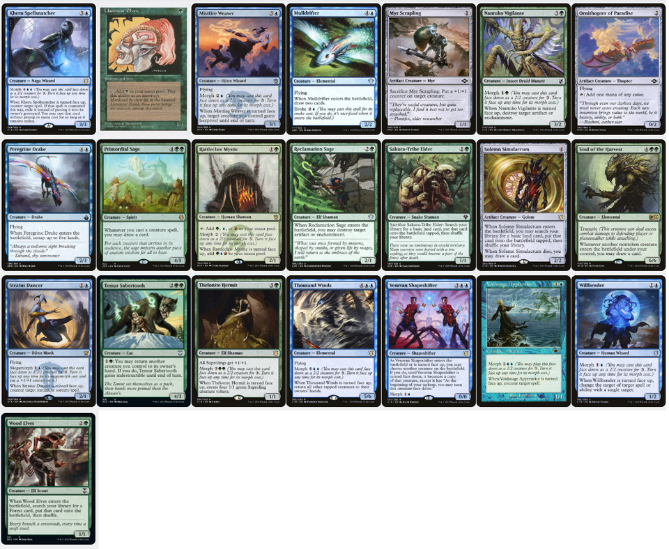 Animar, Soul of Elements MORPHS Magic MTG Custom Commander Deck | eBay