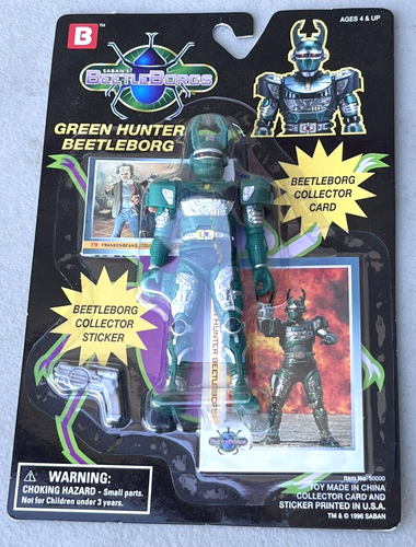 Bandai Saban's Beetleborgs Green Hunter Beetleborg w/ Action Figure ...