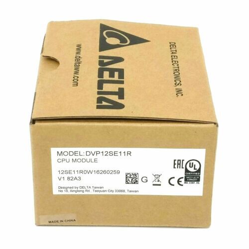 One Delta DVP-12SE11R DVP12SE11R PLC Module New In Box Expedited ...