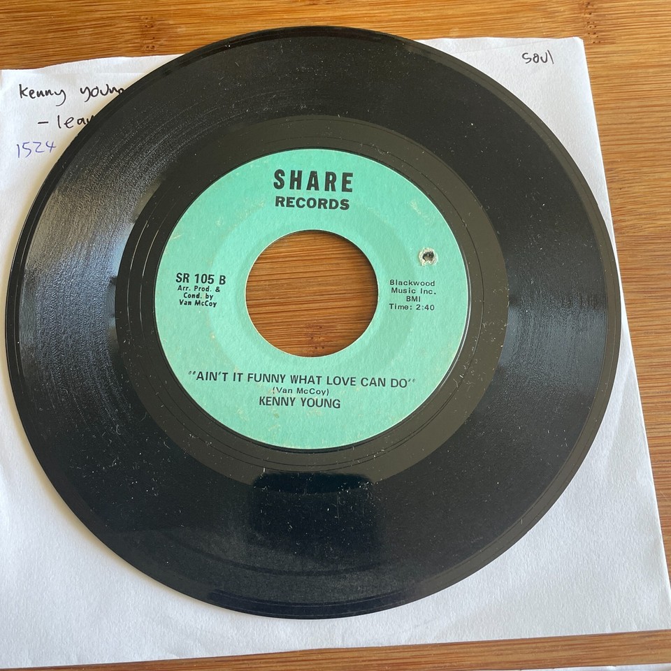 Kenny Young 45 Leave Those Young Girls / Ain't It Funny R&B northern ...