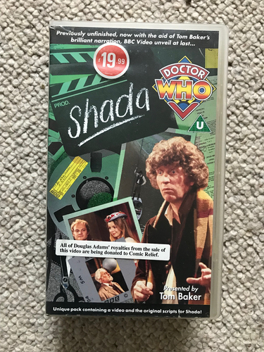 Doctor Who: Shada - VHS with Script book - rare item | eBay UK