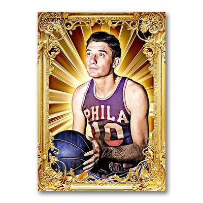 Joe Fulks Golden Icon Card 05/20 Starpop Signed Basketball Short Print ...