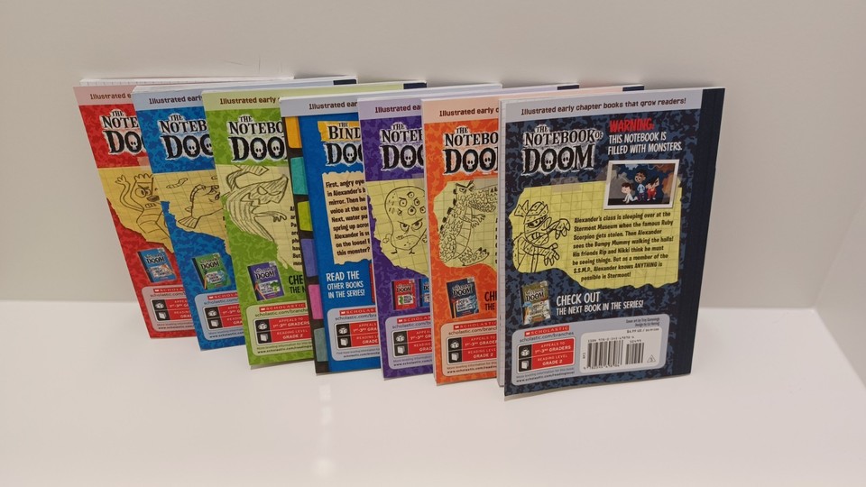 The Notebook of Doom Series #1-6 + Binder of Doom #4 Troy Cummings | eBay