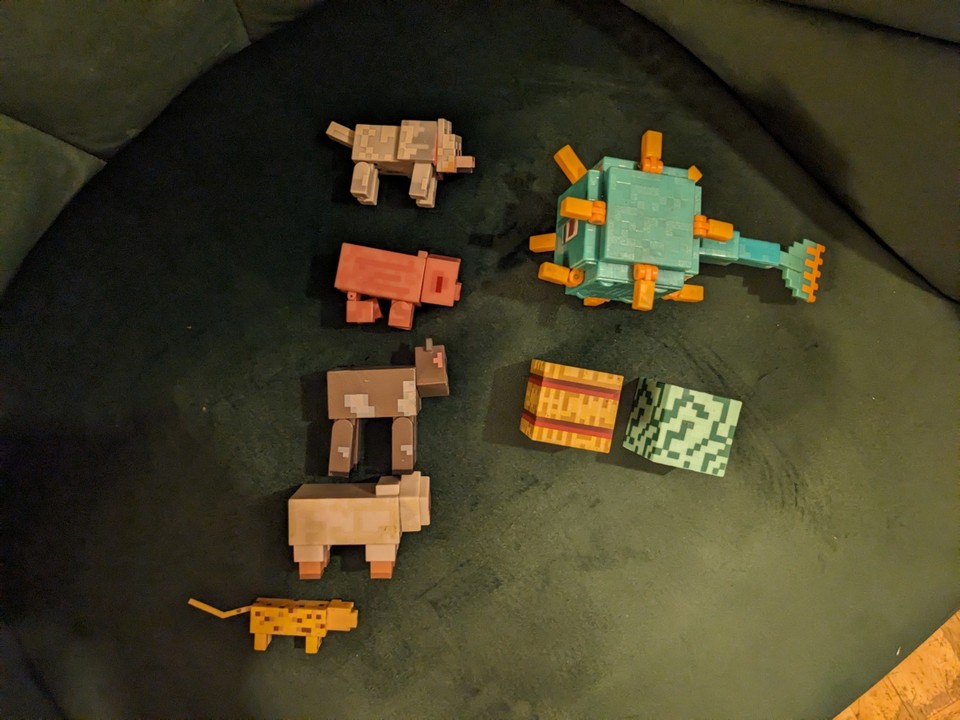 Mojang Minecraft Action Figures Set | eBay