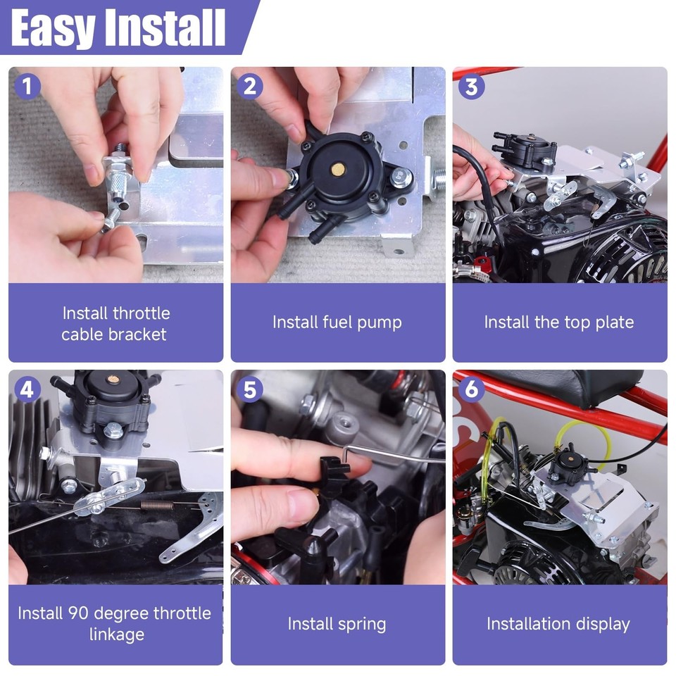 Engine Motor Mounting Throttle Top Plate Kit Replacement for Predator ...