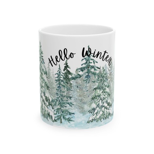 Winter Wonderland Mug, Personalize It, Cozy Coffee Cup, Gifts, Holiday ...