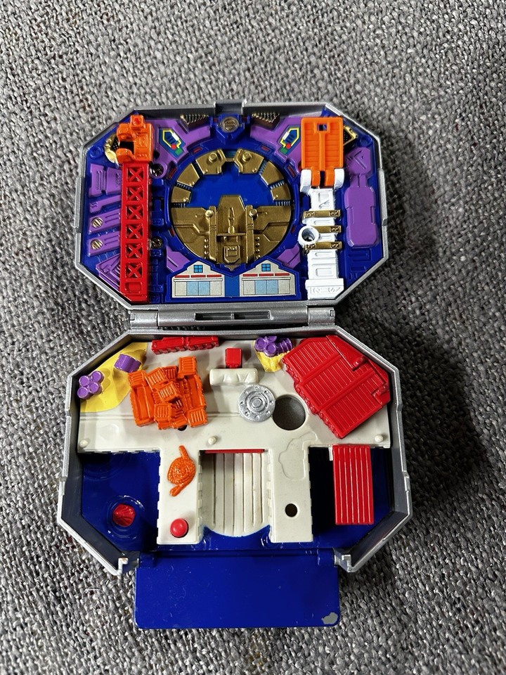 Mighty Morphin Power Rangers Micro Playset Blue Ranger Bandai 1995 As ...