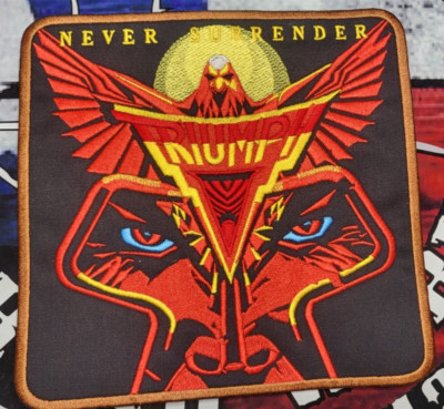 LARGE EMBROIDERED NEVER SURRENDER TRIUMPH PATCH (Irregular) ** | eBay