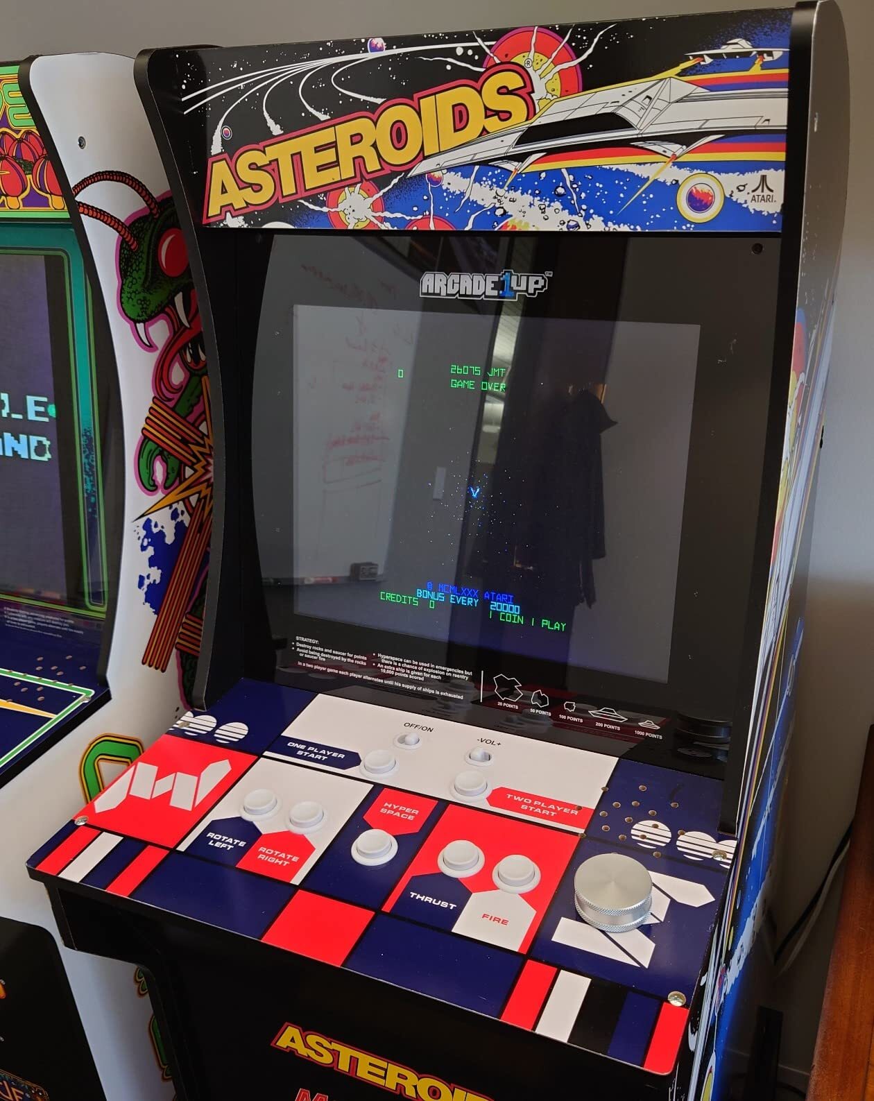 Arcade Spinner for 12in1 Arcade1Up Asteroids Cabinet Machine Tempest ...