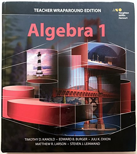 HMH ALGEBRA 1 2015: TEACHER EDITION By Houghton Mifflin Harcourt ...
