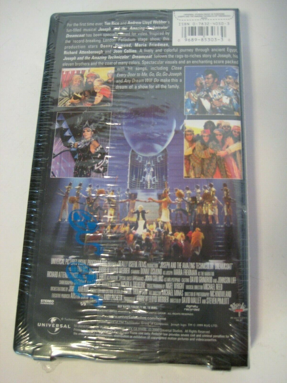 Joseph and the Amazing Technicolor Dreamcoat (VHS, 2000) - Brand New ...