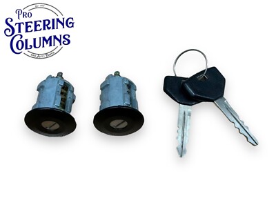 2001-2017 Jeep Wrangler Door Lock Cylinder Set | 2 Keys | Black | Left ...