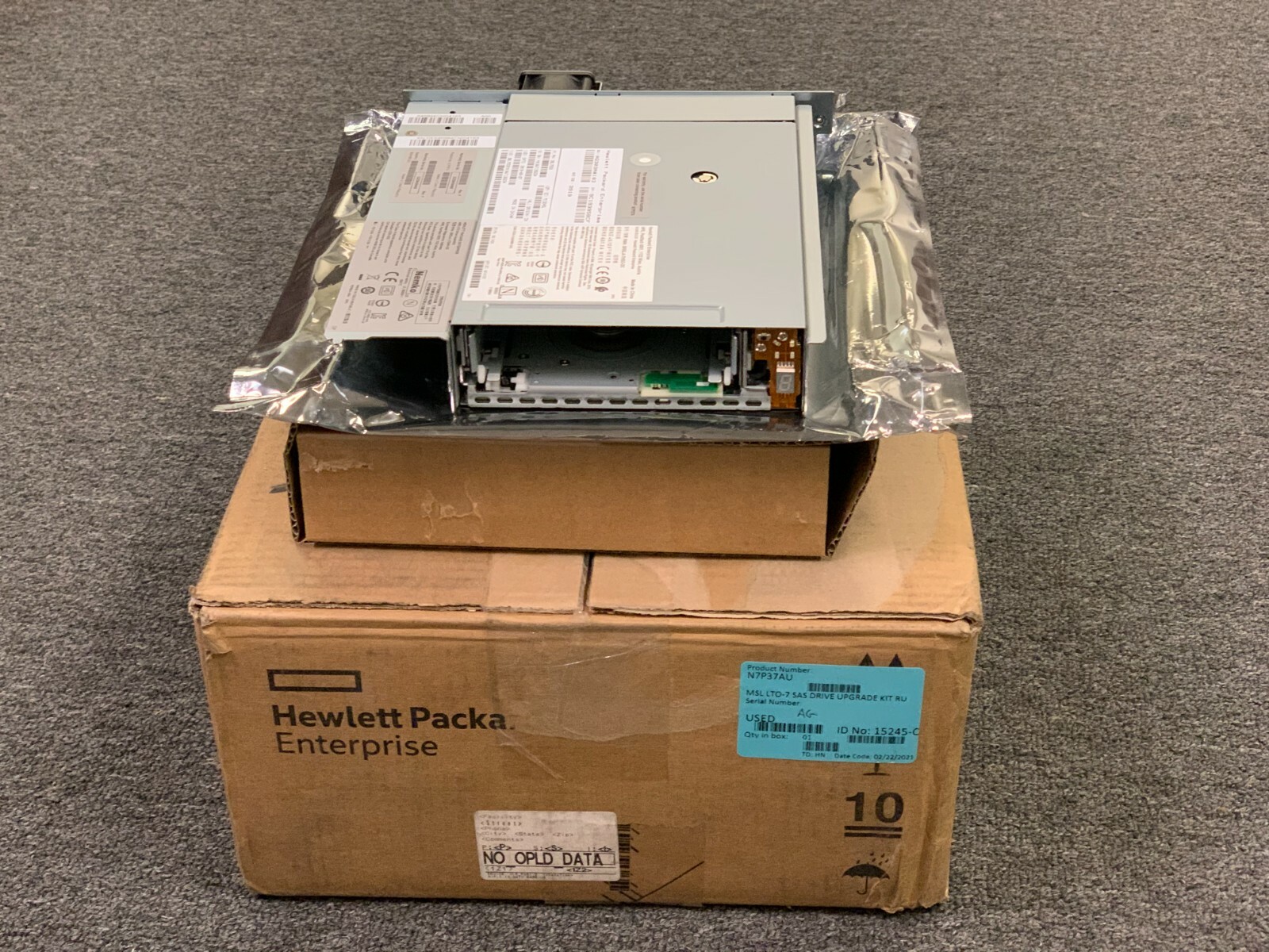 N7P37A 834168-001 HPE StoreEver MSL LTO-7 Ultrium 15000 SAS Drive ...