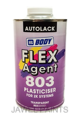 FLEXIBLE ADDITIVE FOR ALL 2K PAINTS PLASTICISER 1LITRE HB BODY 803 ...