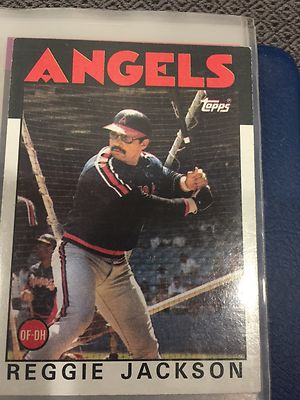 1986 Topps Reggie Jackson California Angels #700 Baseball Card | eBay