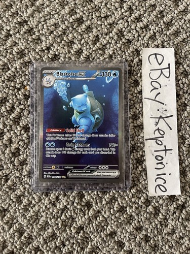 Pokemon TCG Blastoise EX 200/165 Scarlet & Violet 151 SiR Special ...