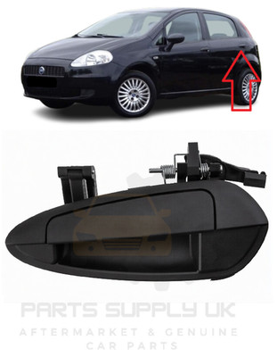 NEW FOR FIAT GRANDE PUNTO 2003-2010 REAR DOOR EXTERIOR HANDLE LEFT N/S ...