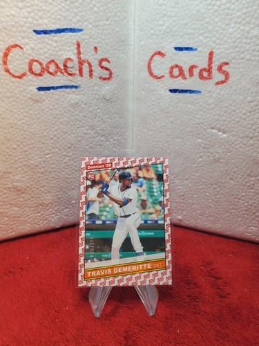 *Donruss Travis Demeritte Rookie EMOJI #/100 Detroit Tigers | eBay