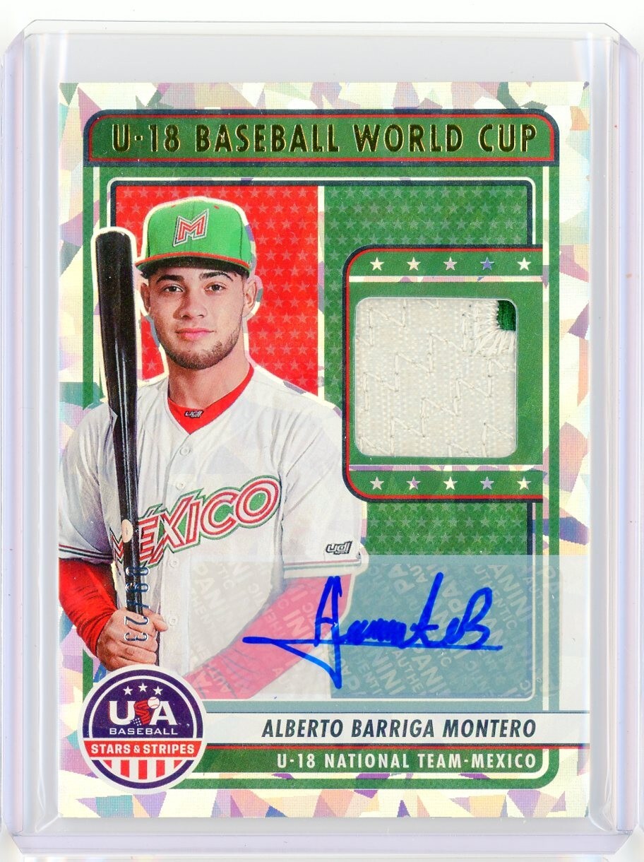 2023 Panini USA Stars & Stripes Mexico ALBERTO BARRIGA MONTERO Patch ...