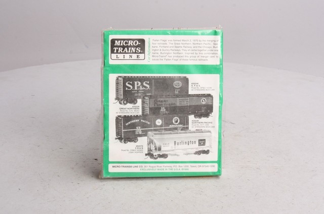 Micro-Trains 20226-2 N Fallen Flags Boxcar (Set of 4) MT for sale ...