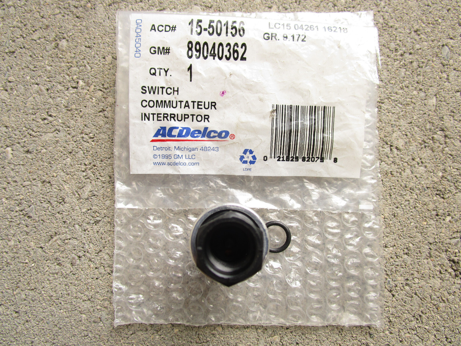 A/c Clutch Cycle Switch ACDELCO GM Original Equipment 15-50156 for sale ...
