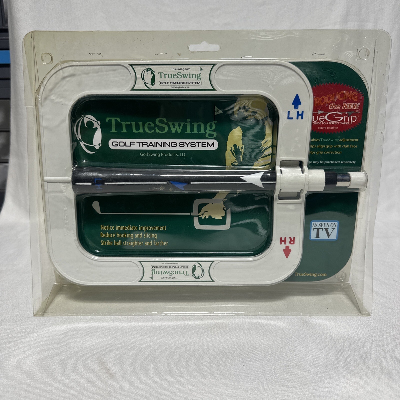 True Swing Golf TrueSwing Training System w/ Grip & DVD, LH and RH ...