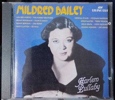 Mildred Bailey CD Harlem Lulaby ASV Red Norvo Benny Goodman 1931-1938 ...