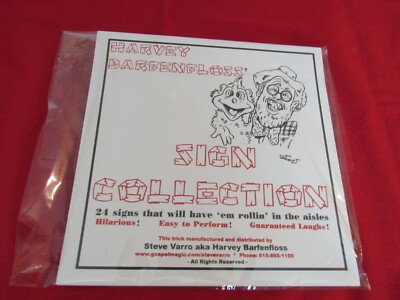 HARVEY BARFENFLOSS COMEDY SIGN COLLECTION | eBay