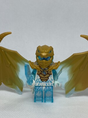 LEGO Golden Dragon Zane Minifigure Ninjago Crystallized From Set 71773 ...