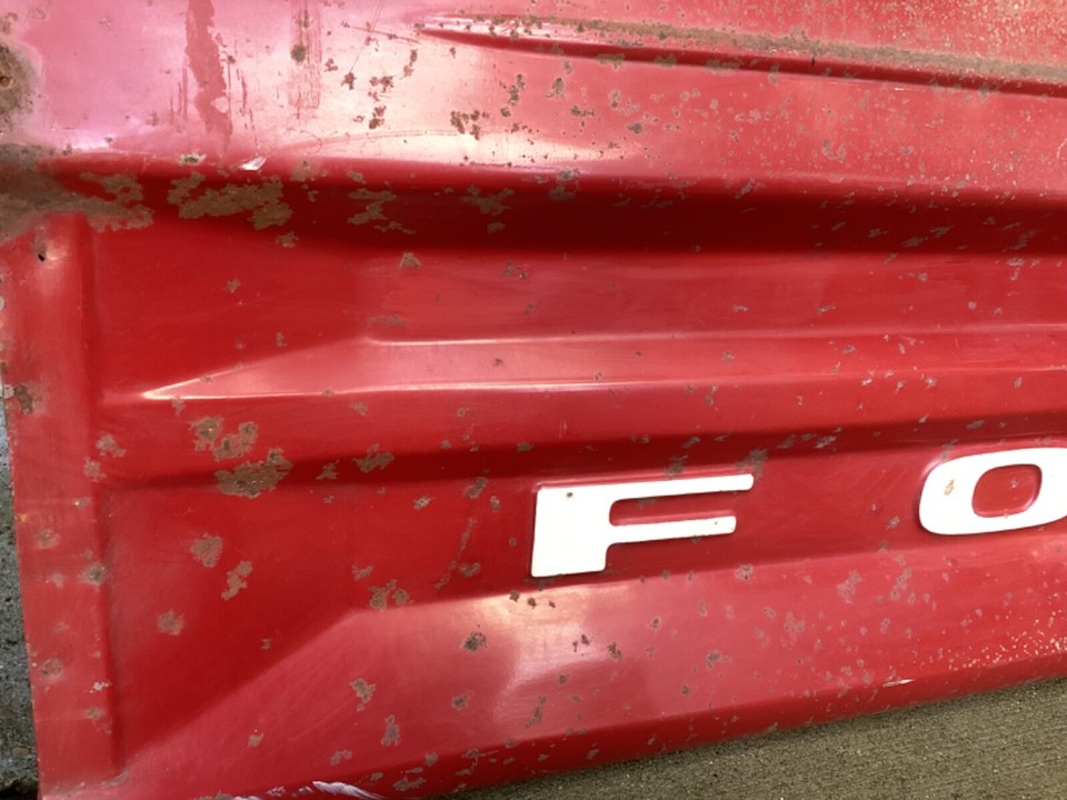 1973-1979 F100-F350 FORD TRUCK TAILGATE VINTAGE ORIGINAL RED Antique ...