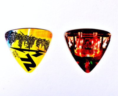 METALLICA OFFICIAL M72 TOUR 2025 SET LIST BASE GUITAR PICK NUMBER 2 ...