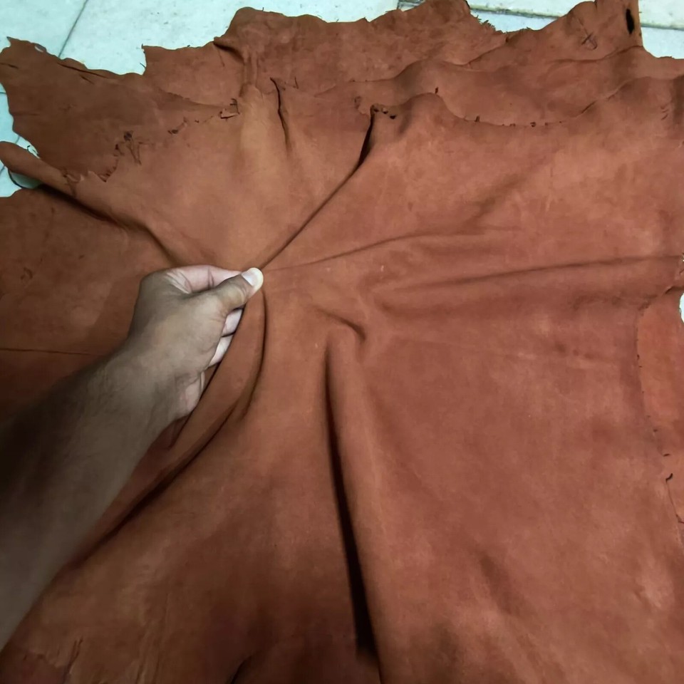 BEST Quality Suede Hides Lambskin Soft Leather Hide skin skins Tan ...
