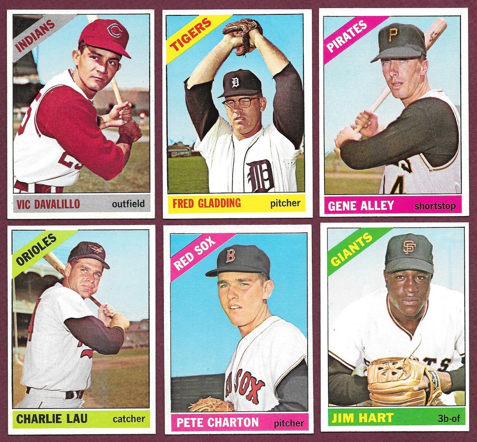 1966 Topps $1.79 / PICK Complete Your Set Commons Semis Stars EX+/NM | eBay