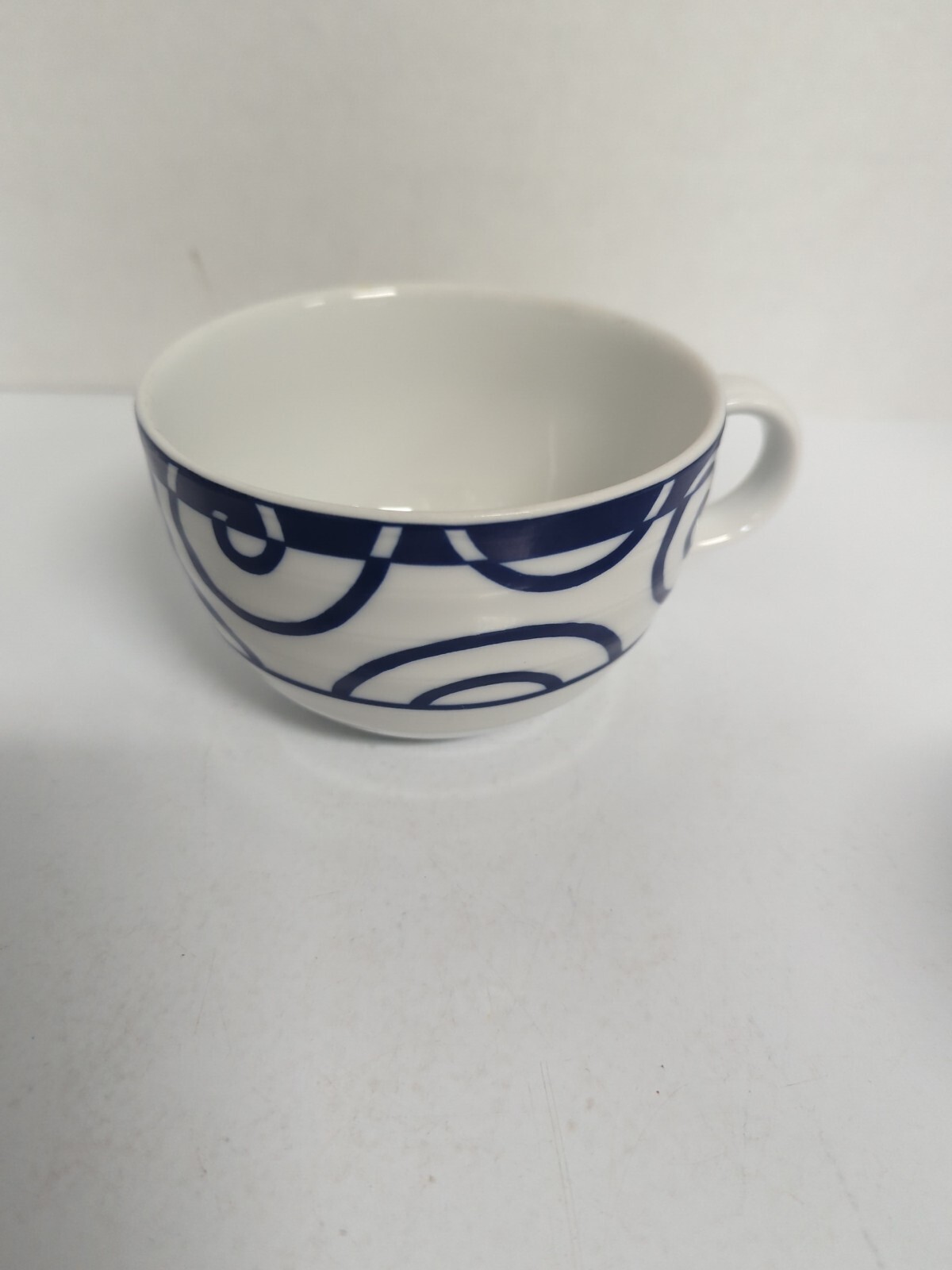 Crate Barrel Porcelain Cups Tea Coffee Spal Portugal Large 4 " Wide | eBay