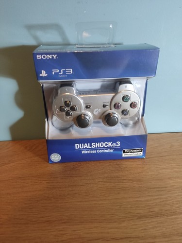 PS3 Controller Satin Silver Pad Dualshock3 SEALED CIB | eBay