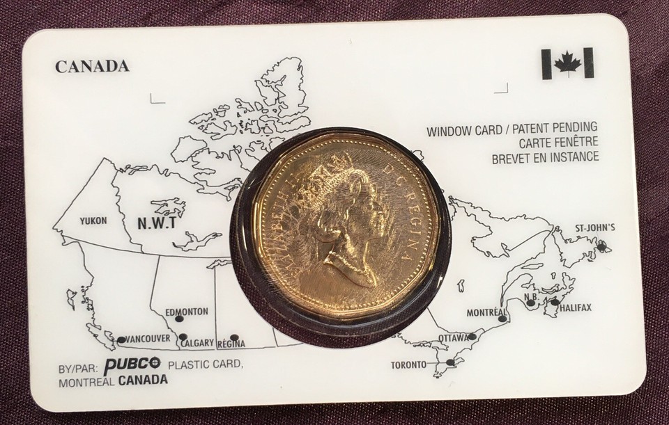 2000 Canada Window Card & Loonie | eBay