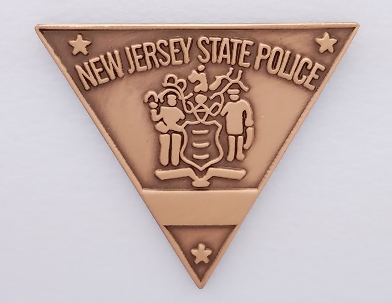 New Jersey State Police MINI PIN Copper Bronze Trooper Lapel Badge NJ ...