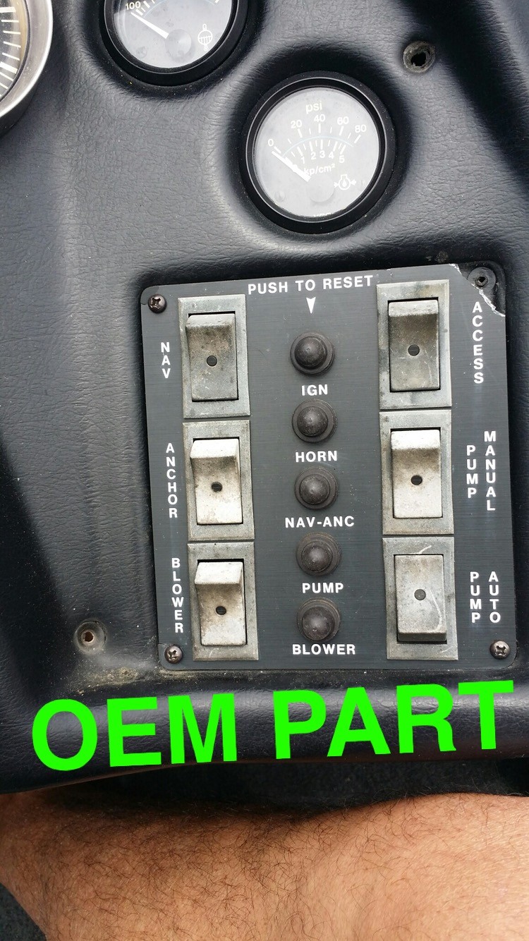 Mastercraft Prostar Dash Panel, Mastercraft Tristar Mari Star, Switch ...