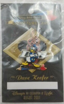 WDW Disney: Dave Keefer Artist Choice w/ Signature Card Pin (2001, LE ...