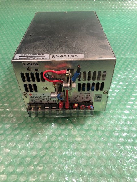 Schaffner Wrp36sx-u Power Supply AC Input 115/230 Volt 11/6 Amp 50/60 ...