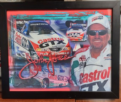 John Force Autographed Picture 9" x 11" NHRA Champion | eBay