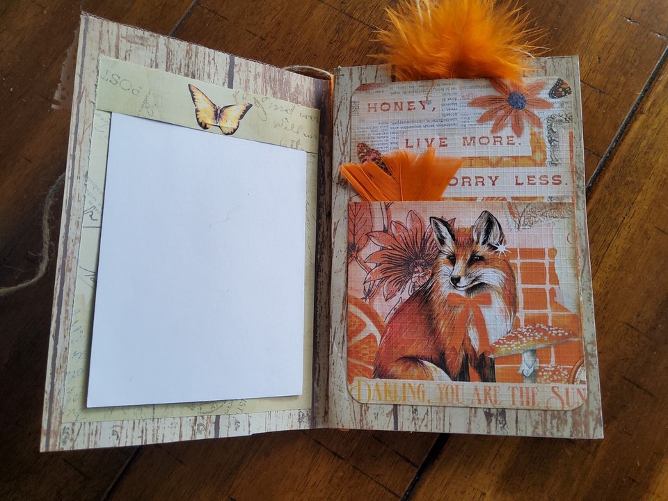 Junk Journal Handmade Booklet Book Vintage "LITTLE THINGS" w/ Pockets ...
