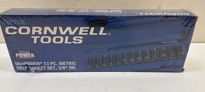 Cornwell Tools 13pc. Metric Deep Socket Set 3/8" Drive "CBP2LM" | eBay
