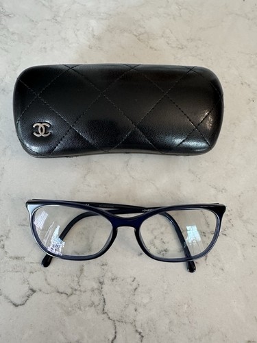 Chanel 3281 Eyeglasses Frames - Navy Blue - Rare Perfect Condition. | eBay