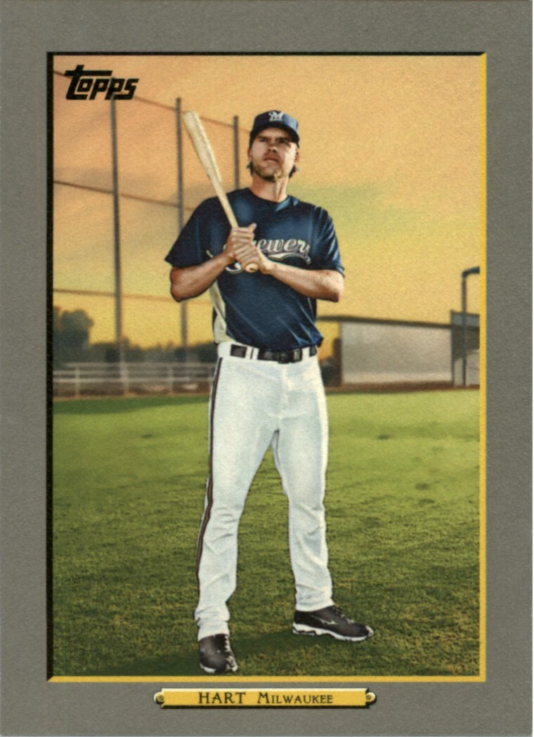 2009 Topps Turkey Red #TR39 Corey Hart Milwaukee Brewers Baseball Card ...