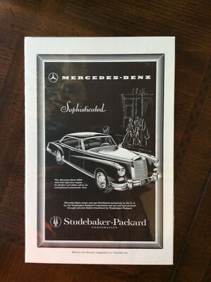 1958 vintage original ad Mercedes-Benz 300d Automobile | eBay