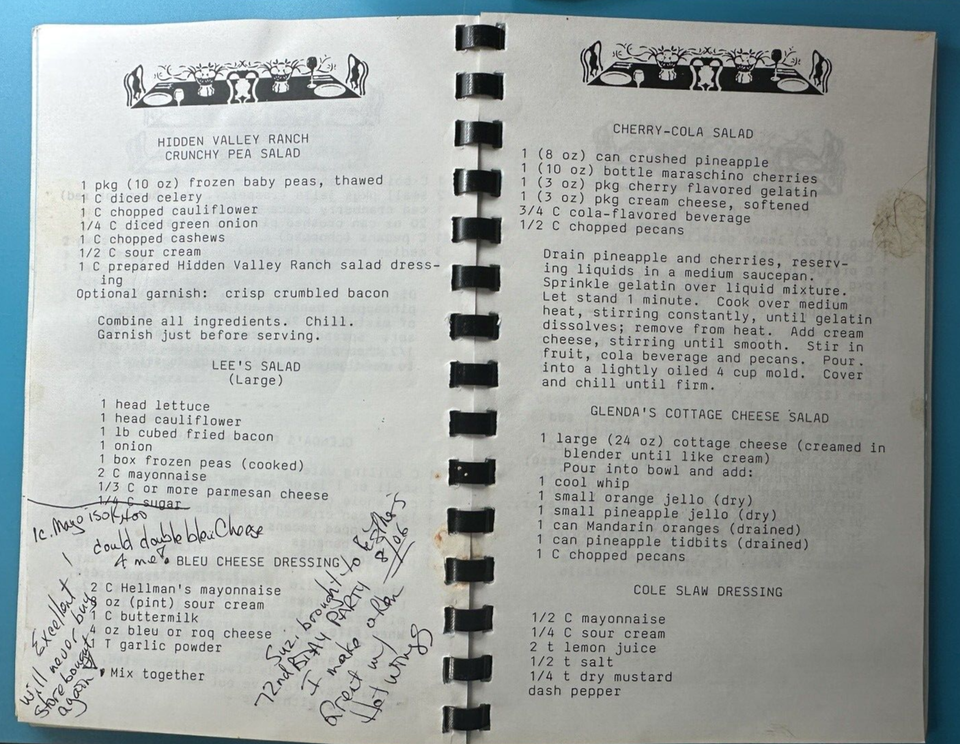 Cookbook Recipe Book Local Self Published Glenda Mae's Favorites OKC ...