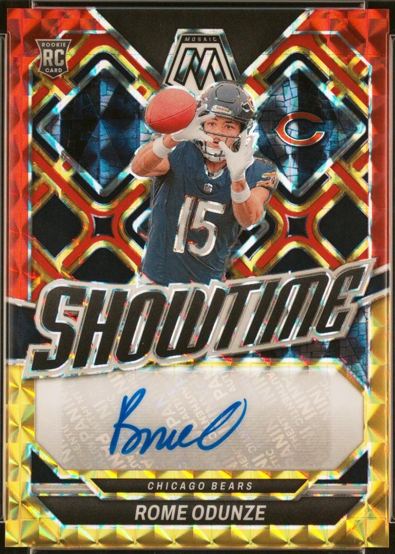 2024 Panini Mosaic - Showtime Signatures Rome Odunze #SS-ROE Choice ...
